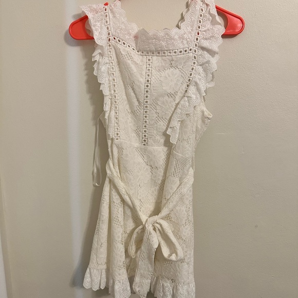 O.Vianca | Dresses | Floral White Dress | Poshmark